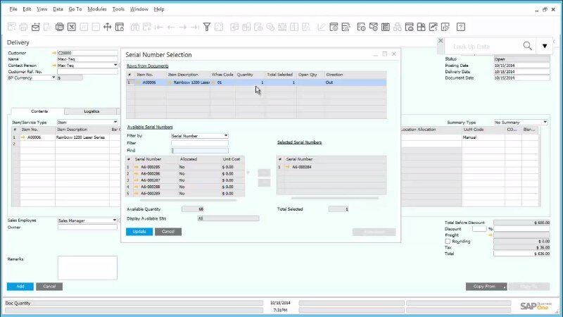 SAP Business One ERP - ERP Pricing, Demo & Comparison Tool
